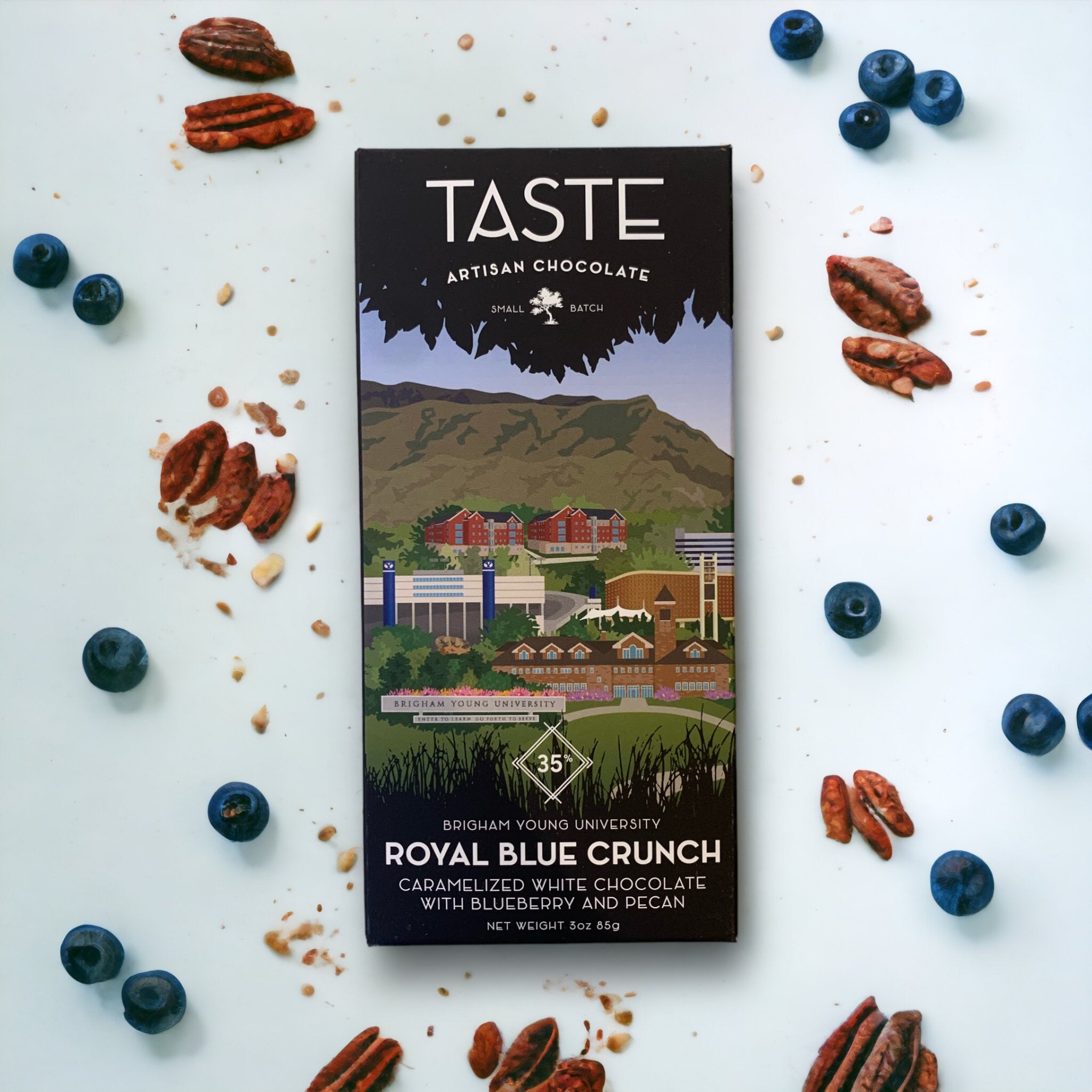 Taste - Royal Blue Crunch | Taste117 | Explore the World of Chocolate